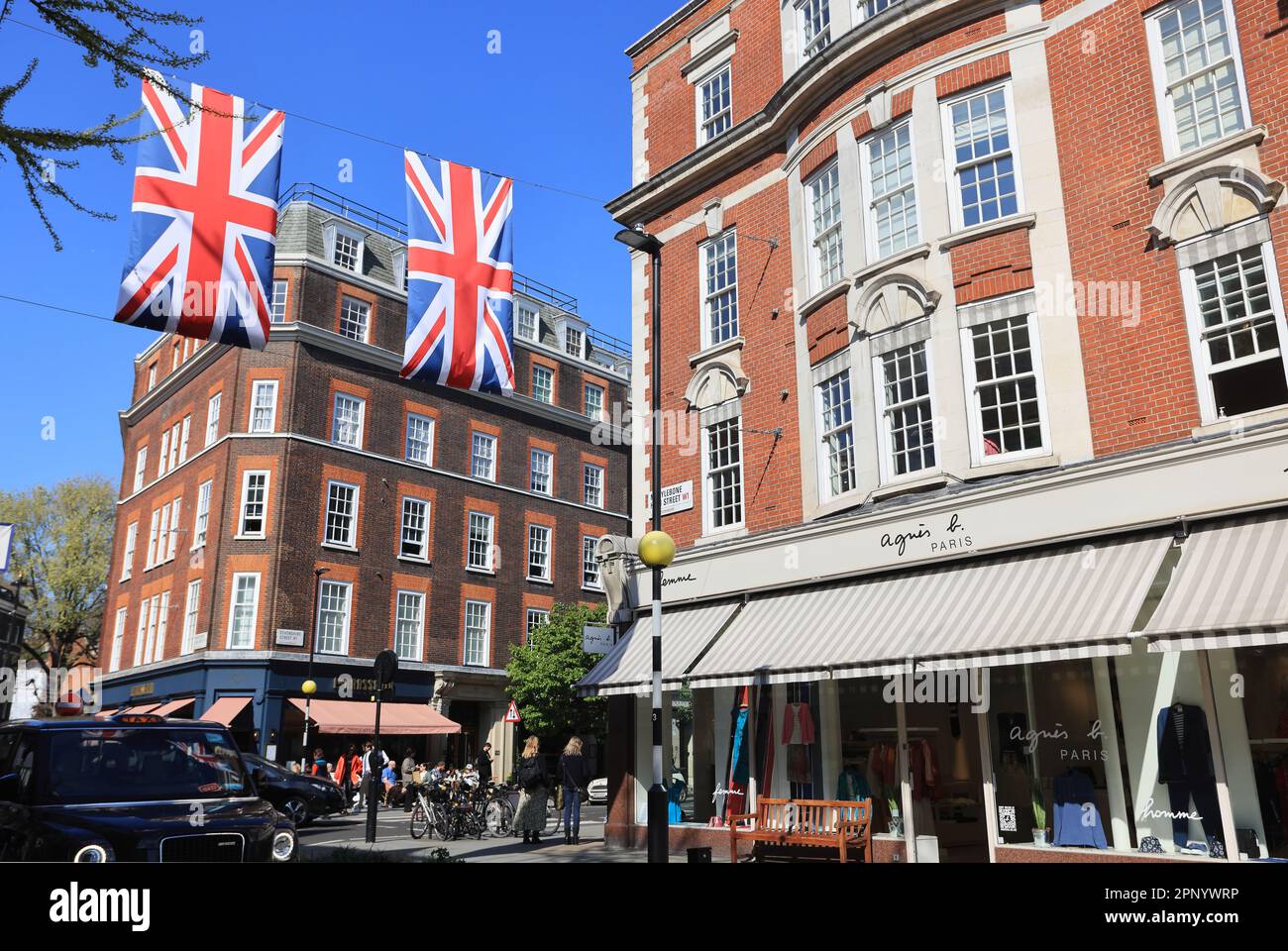 Getting ready for King Charles III's Coronation, the flags and bunting ...