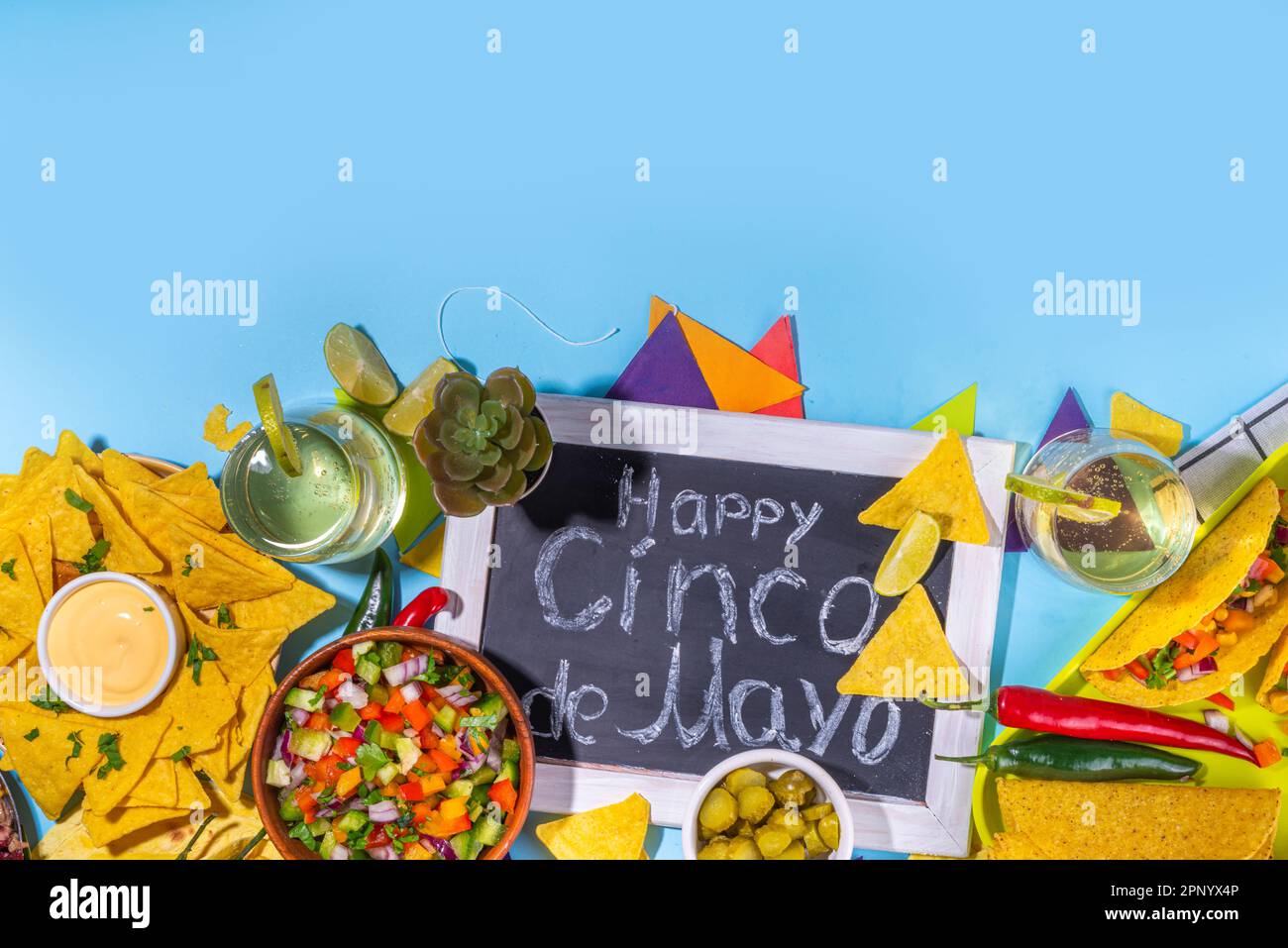 Cinco de mayo party food. Mexican holiday Cinco de mayo traditional ...