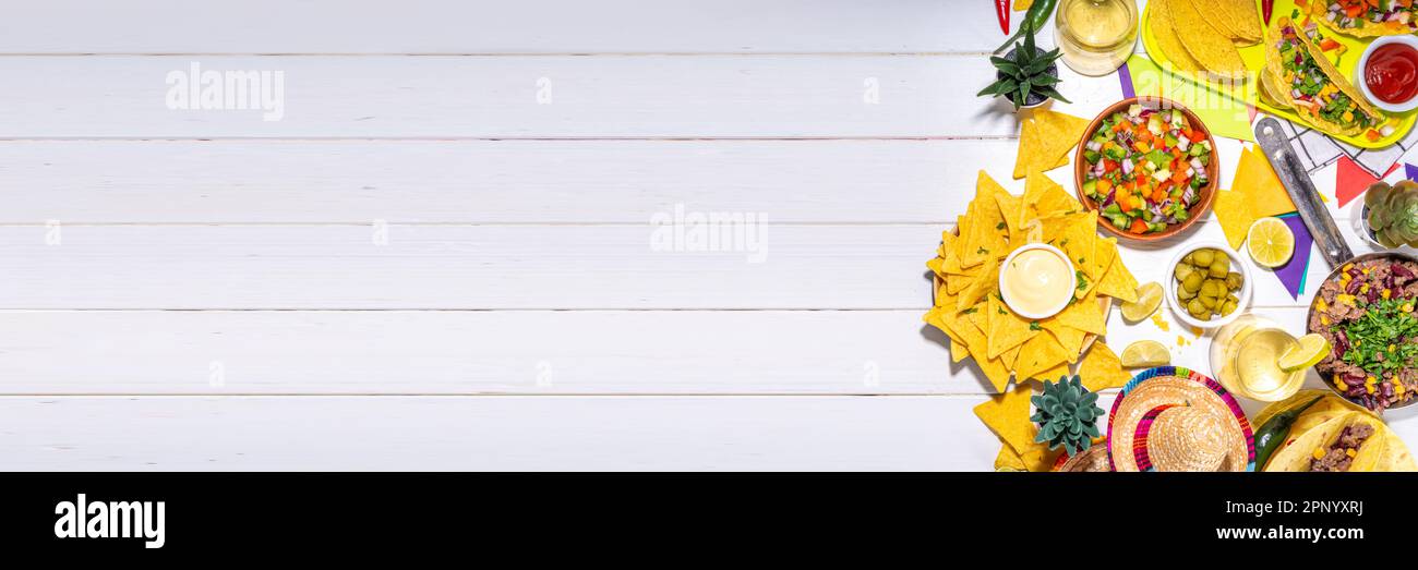 Cinco de mayo party food. Mexican holiday Cinco de mayo traditional ...