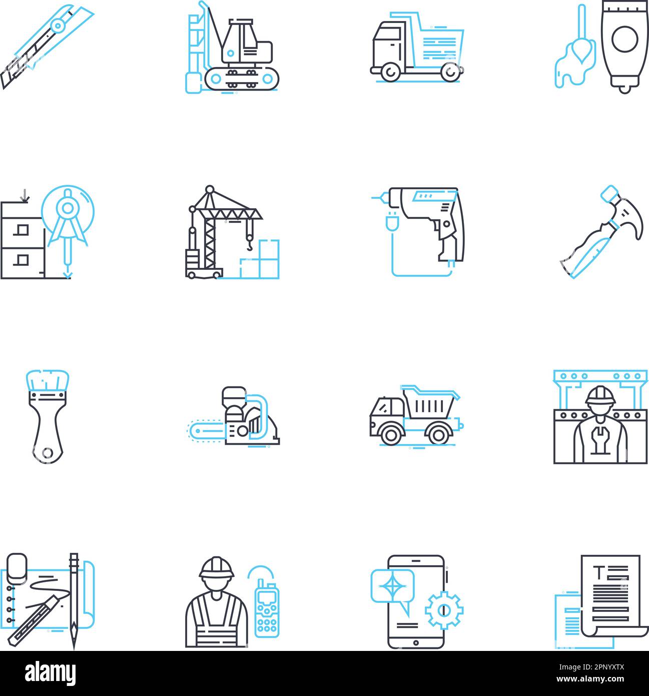 Metropolitan growth linear icons set. Urbanization, Development ... Metropolitan growth linear icons set. Urbanization, Development ...