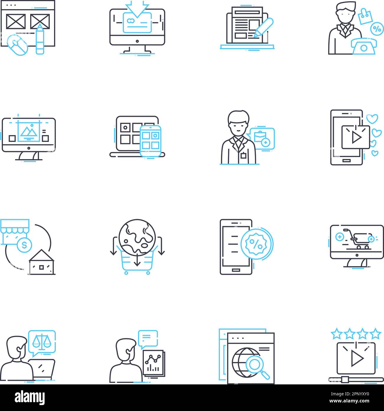 Shopify e commerce Stock Vector Images - Alamy