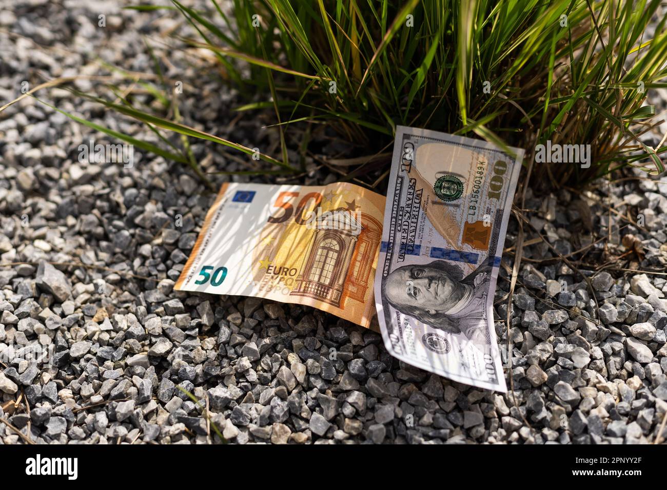 business, dollars, lost money, banknote Stock Photo - Alamy