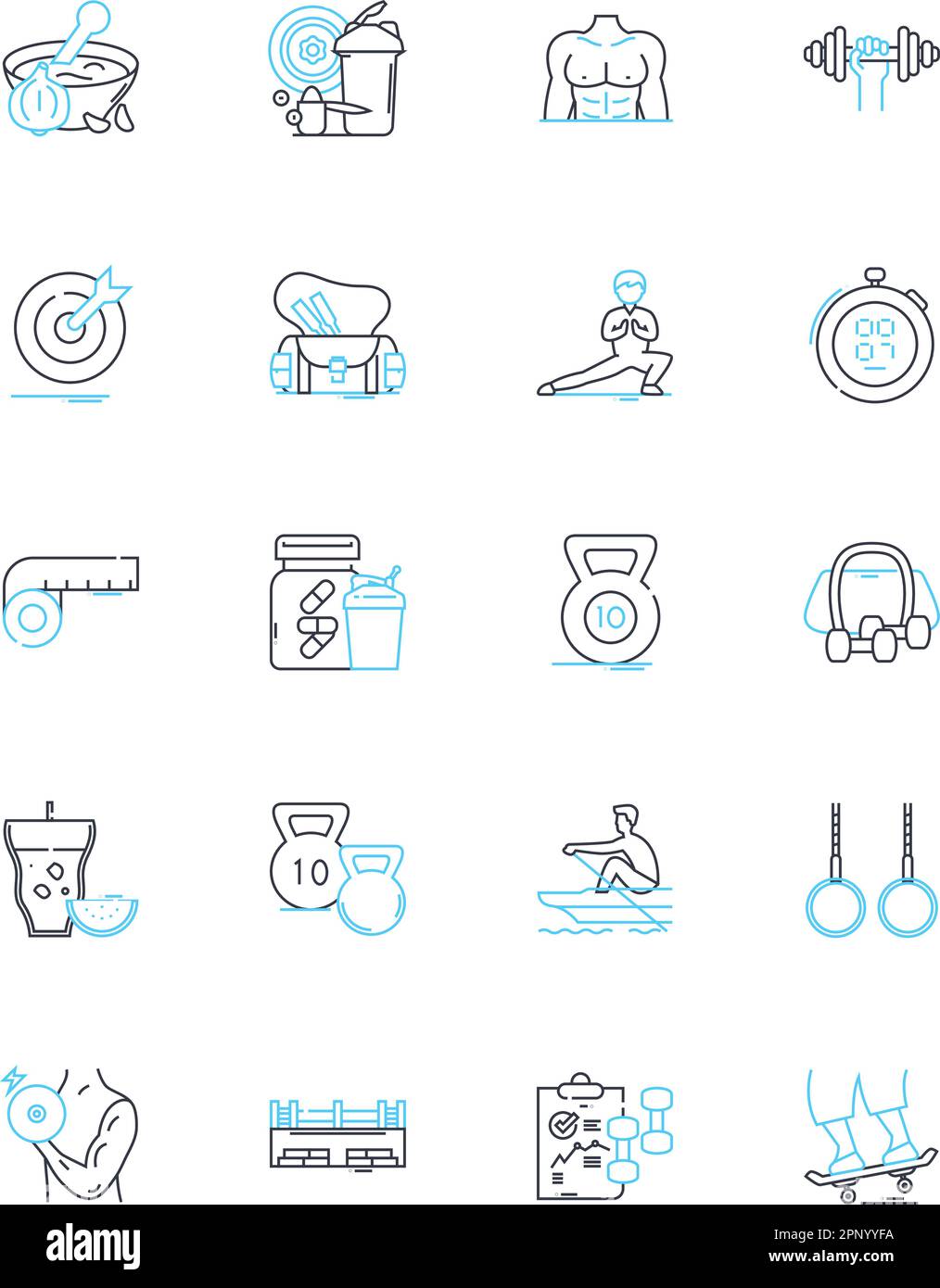 High knees workout Stock Vector Images - Alamy