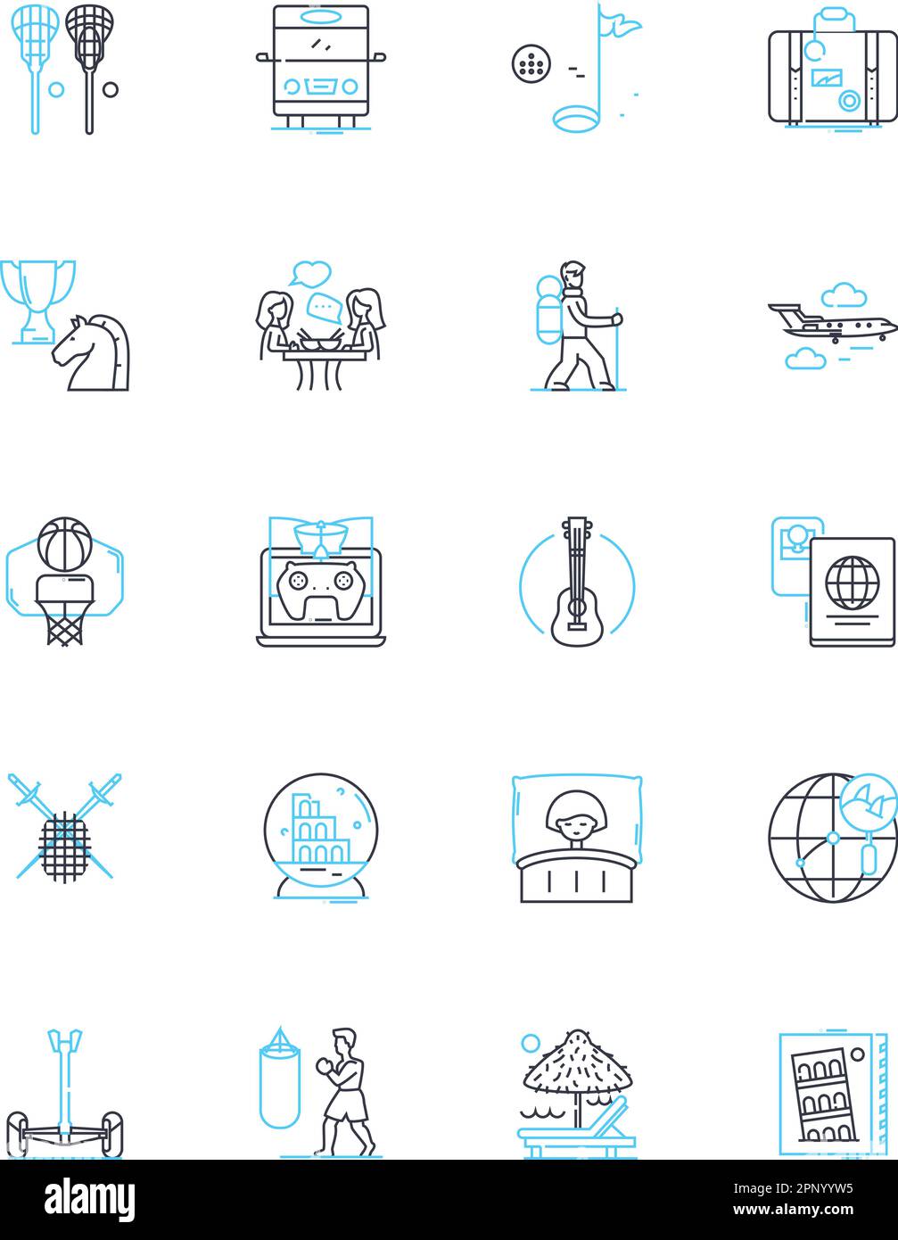 Tech Savvy linear icons set. Innovative, Digital, Techy, Empowered, Connected, Agile, Advanced ...