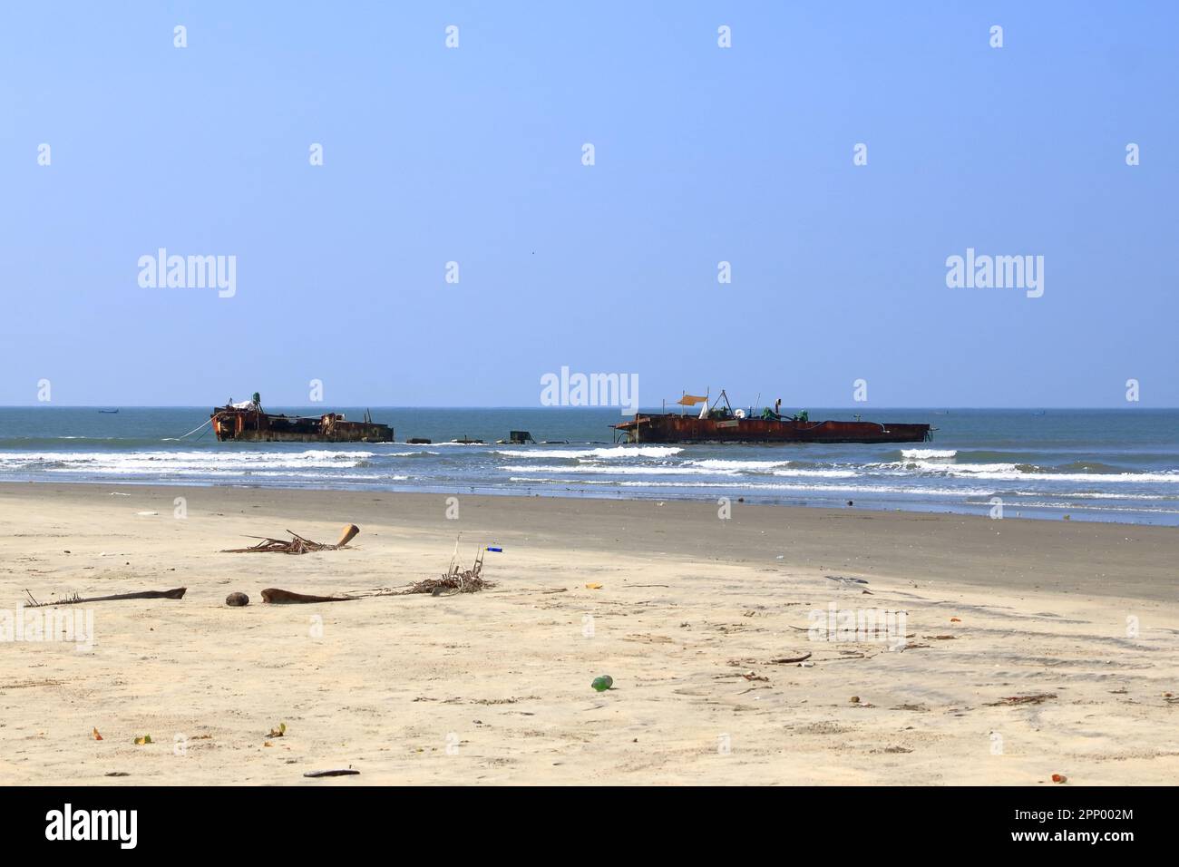 December 28 2022 - Kannur, Kerala in India: People enjoy the Dharmadam ...