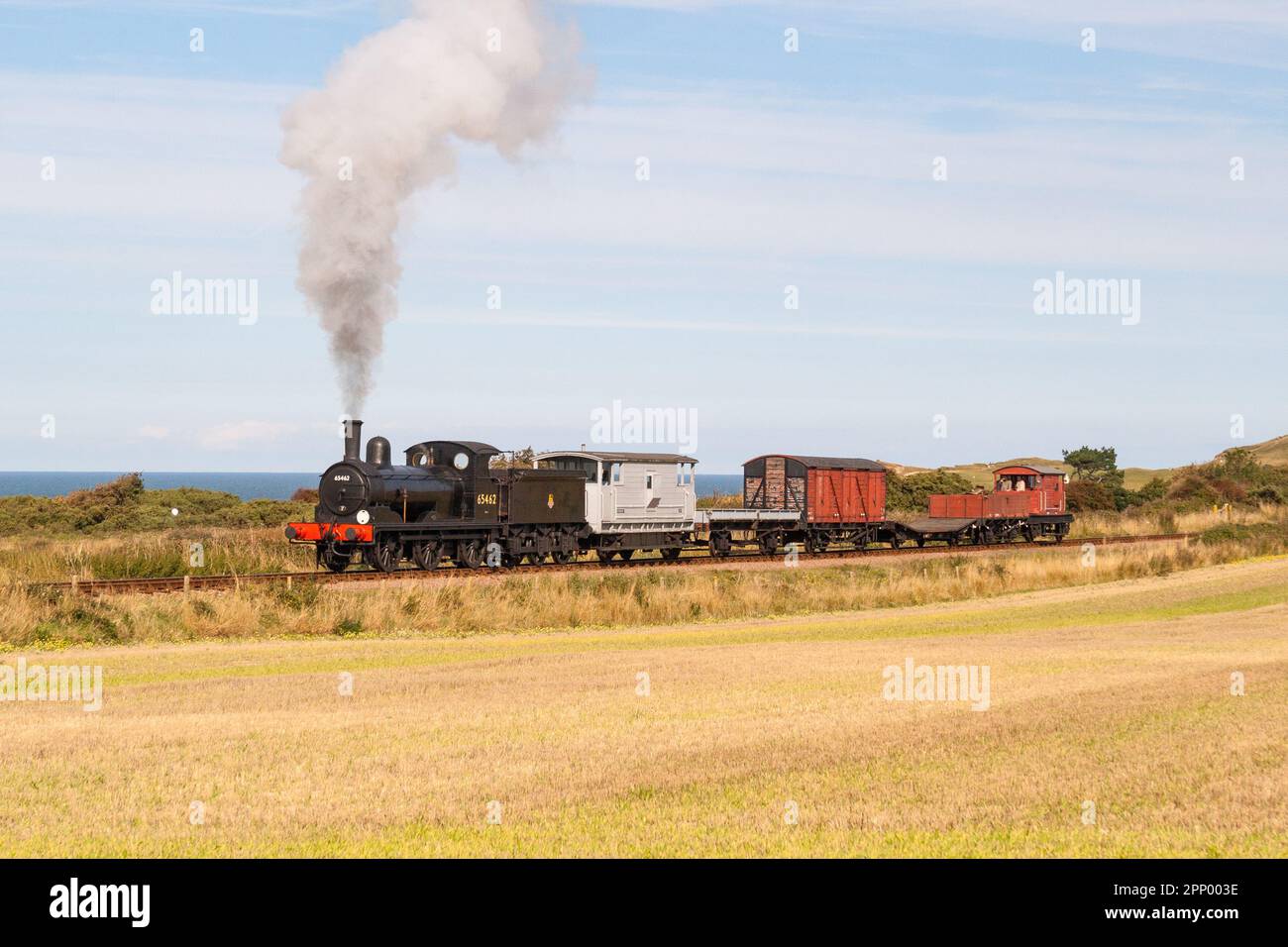 A steam locomotive at a North Norfolk Railway steam gala Stock Photo ...
