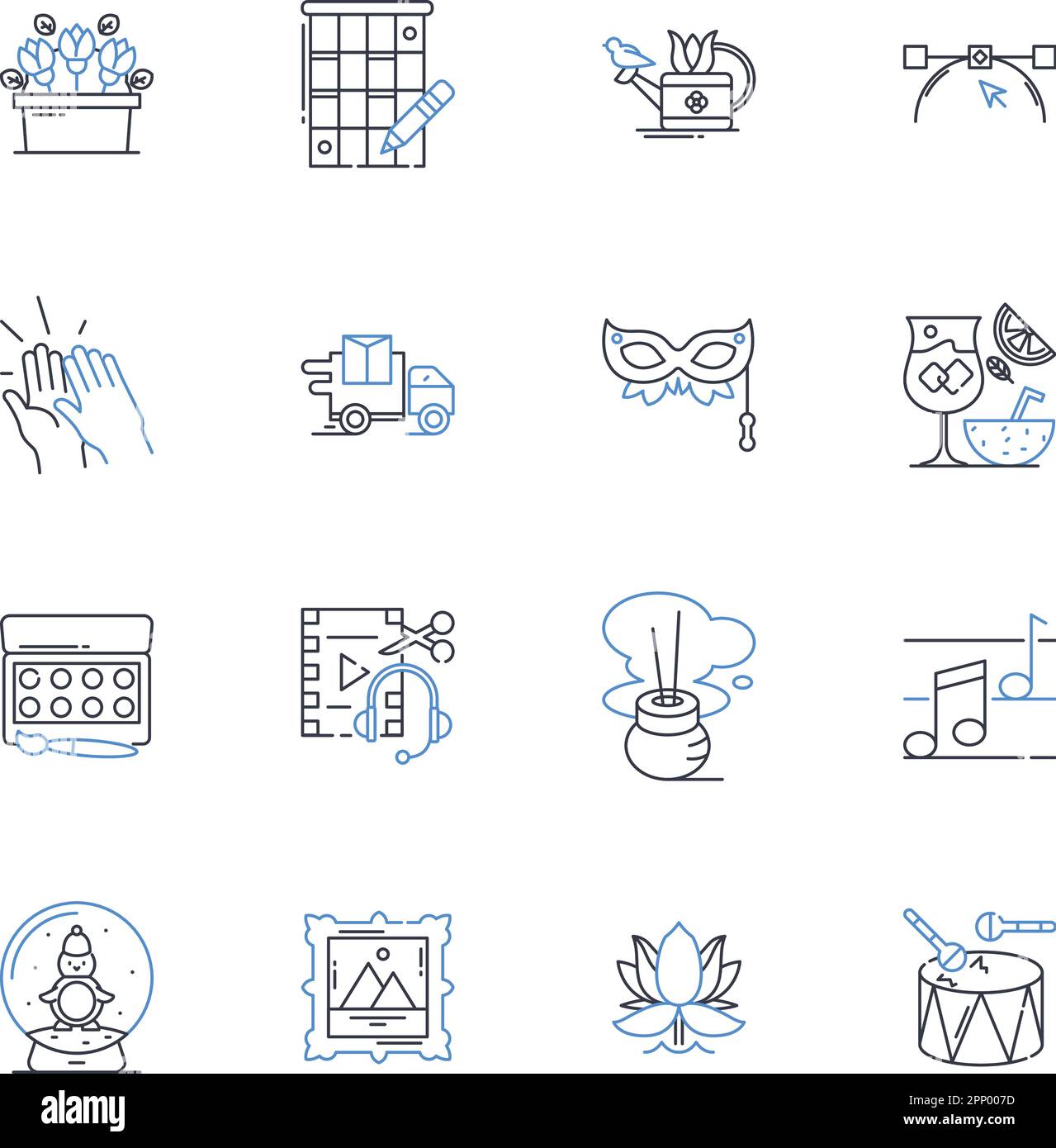 Clever adaptations line icons collection. Innovation, Creativity ...