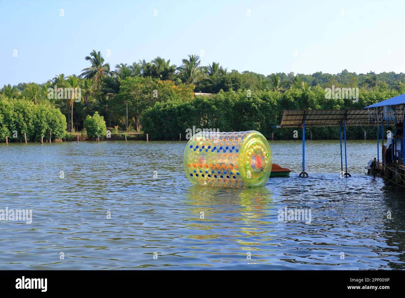 December 28 2022 - Kannur, Kerala in India: People enjoy the Backwater ...