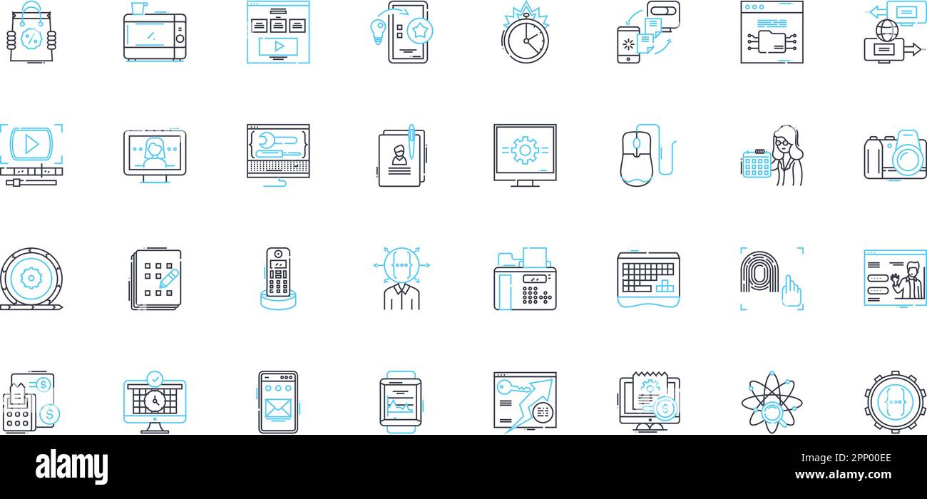 Social intelligence linear icons set. Empathy, Understanding ...