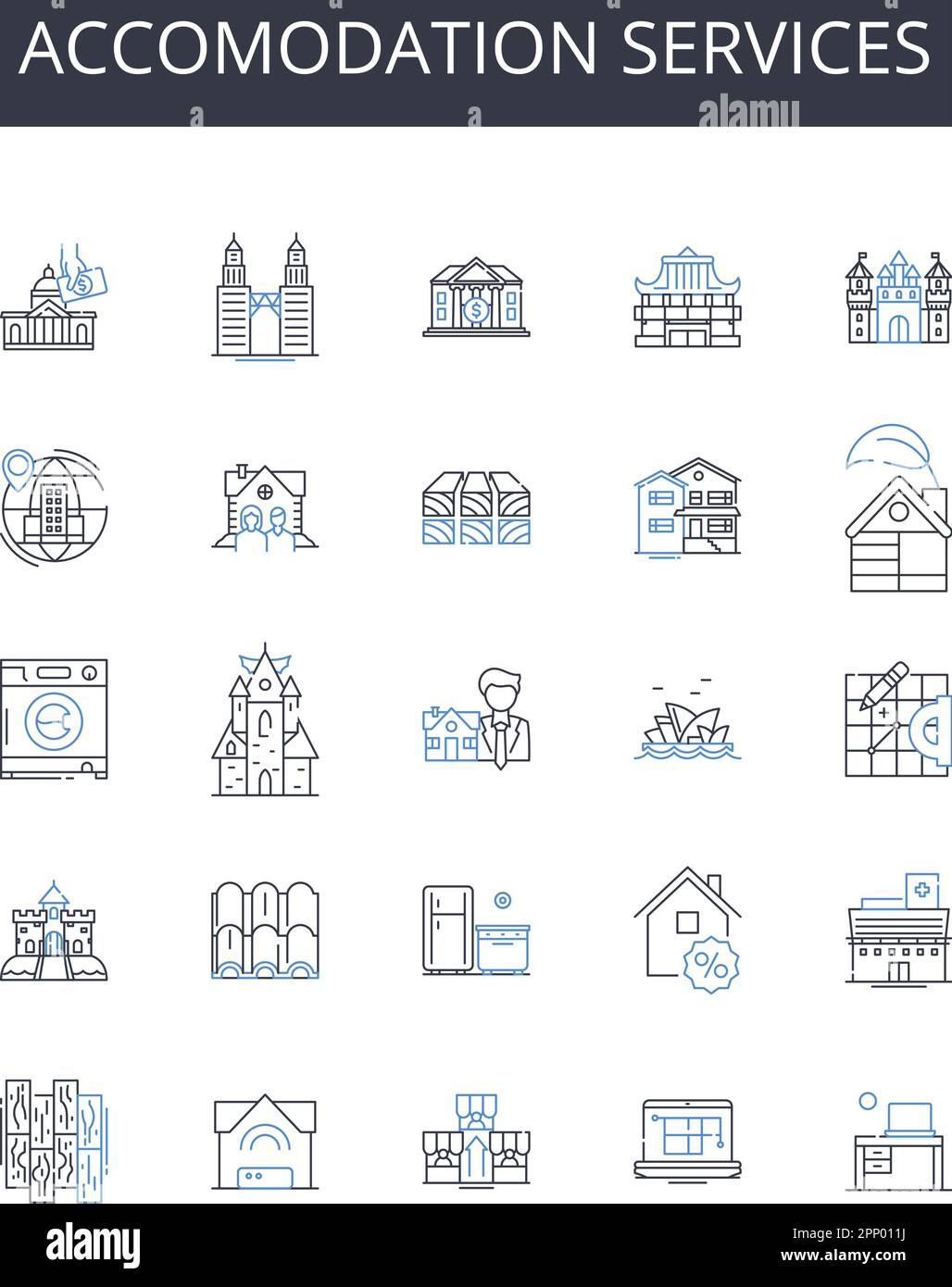 Lodging facilities Stock Vector Images - Alamy