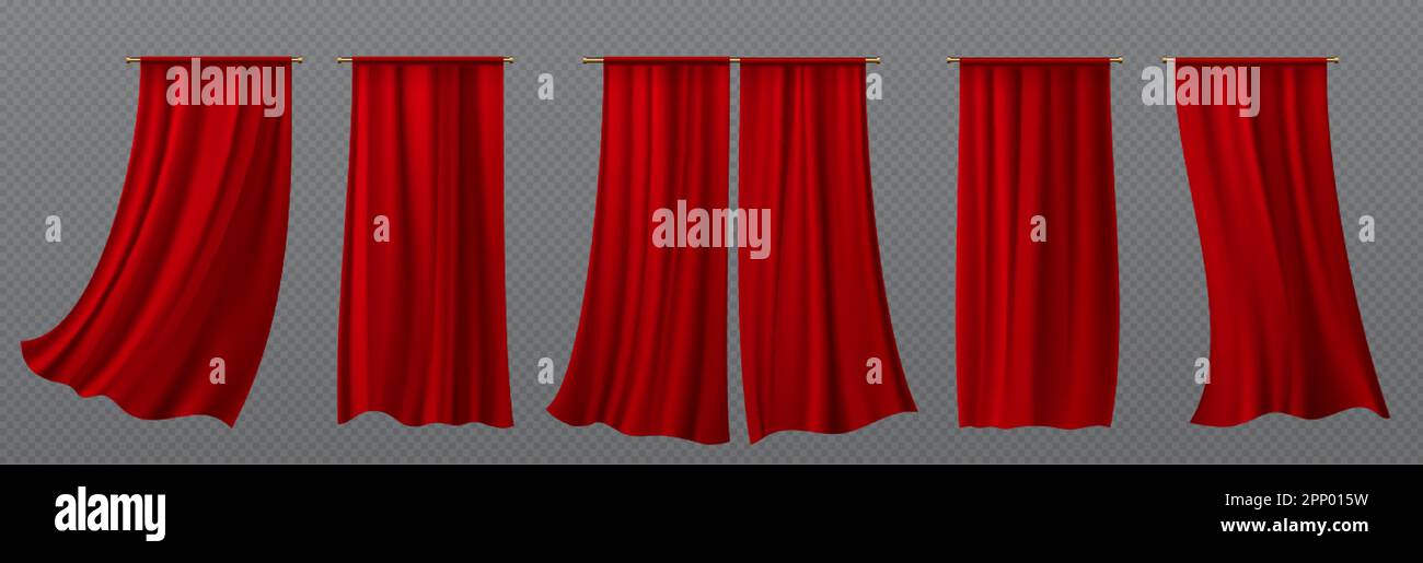 Blowing curtain isolated Stock Vector Images - Alamy