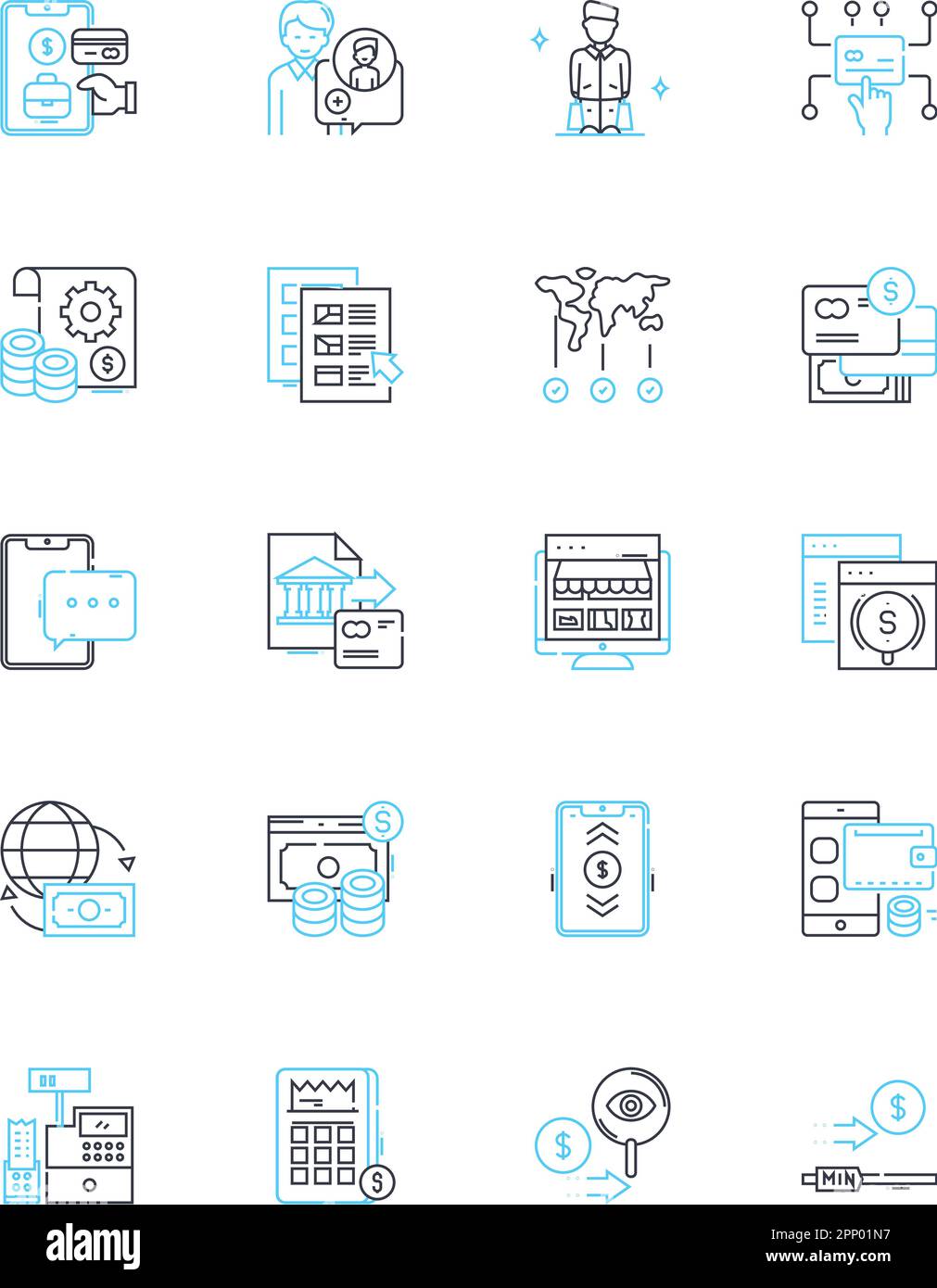 Digital economy linear icons set. Technology, Innovation, Disruption ... Digital economy linear icons set. Technology, Innovation, Disruption ...