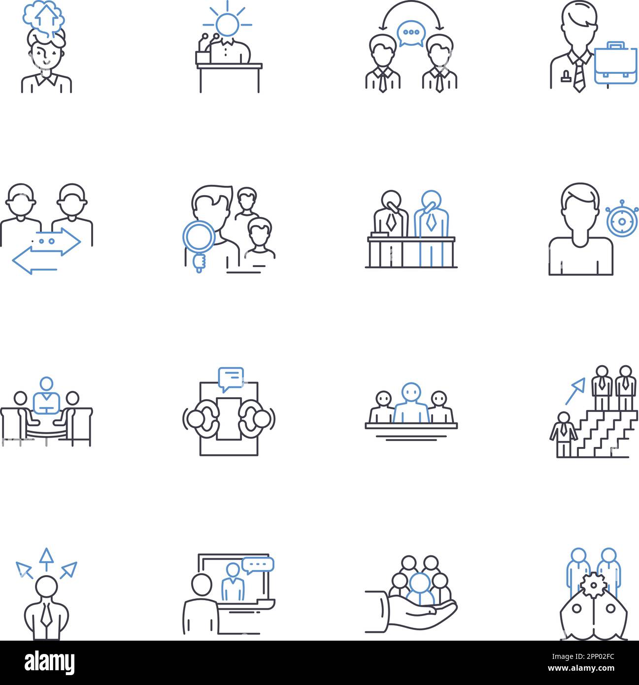 Blokes' establishment line icons collection. Masculine, Pub, Barbershop ...