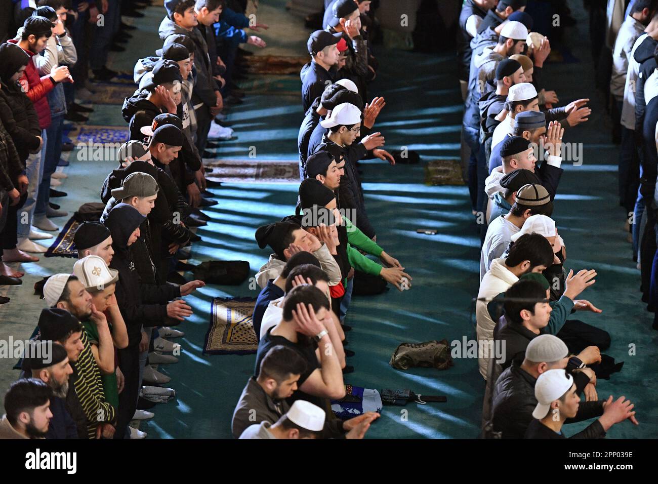 Moscow, Russia. 21st Apr, 2023. Festive events on the day of Uraza ...