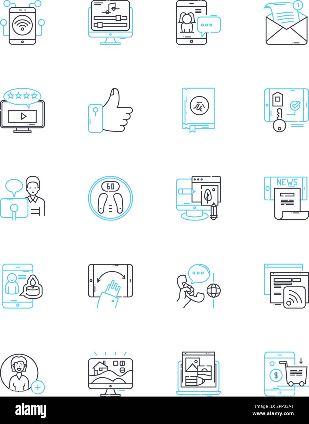 Affiliate marketing linear icons set. Commission , Partnership ...