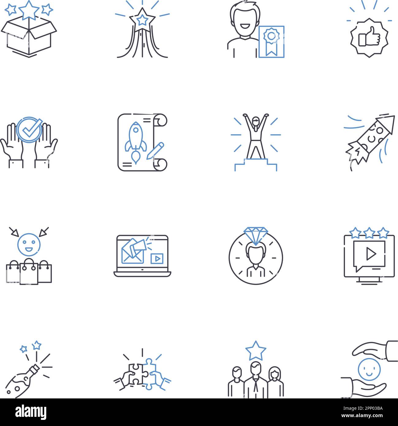 Shrewd masters line icons collection. Cunning, Calculating, Astute ...