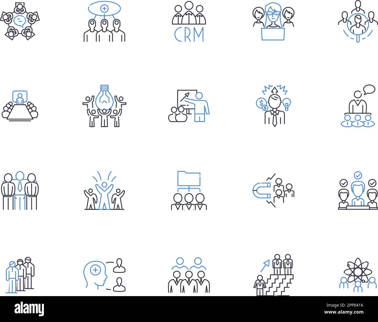 Gang crew line icons collection. Unity, Loyalty, Brotherhood, Respect ...