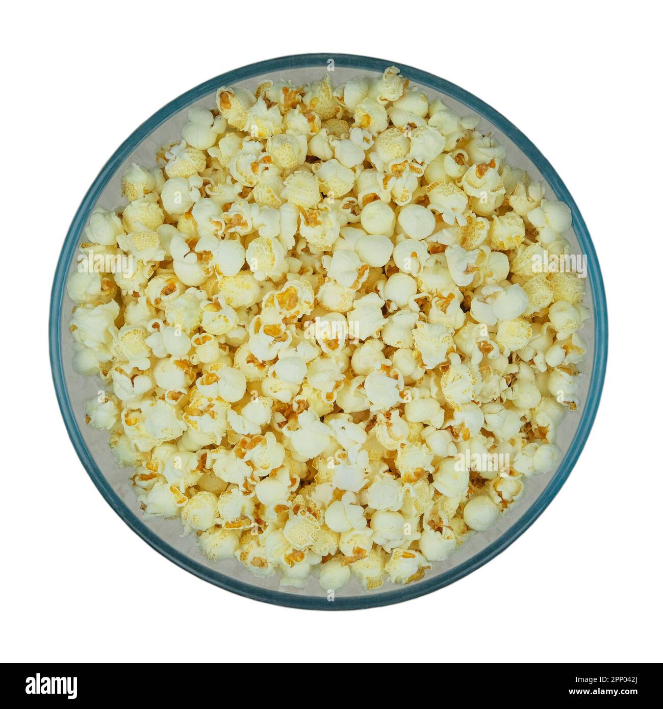Popcorn large bowl on a isolated on white background. Fast food for ...