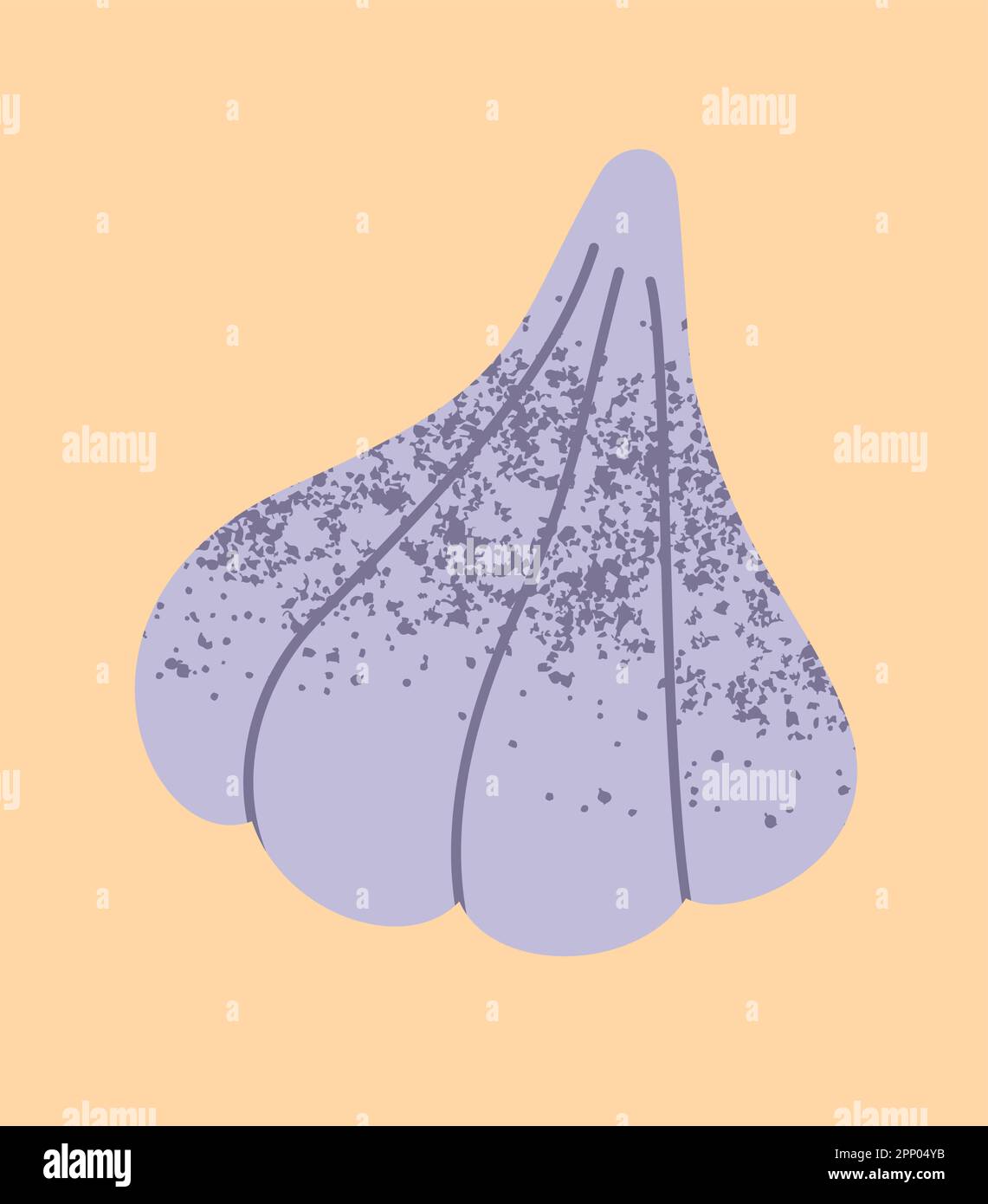 Garlic icon in doodle Stock Vector Images - Alamy