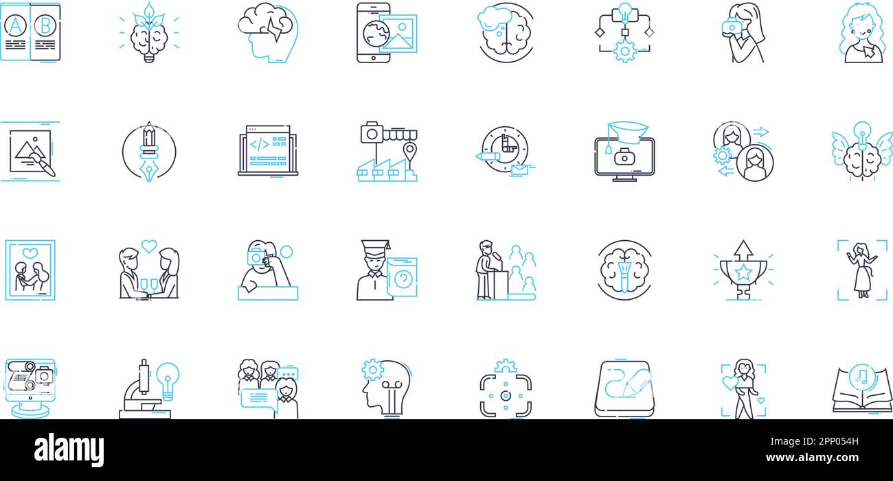 Videography linear icons set. Filming, Cinematography, Recording ...