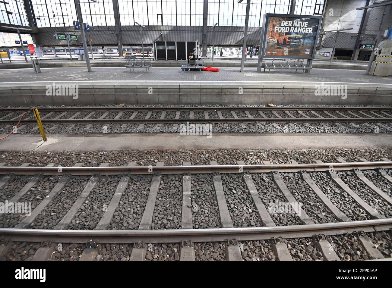 Strike on Friday, April 21, 2023 at the main train station in Munich ... Strike on Friday, April 21, 2023 at the main train station in Munich ...