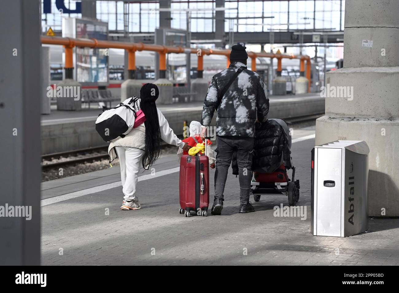 Strike on Friday, April 21st, 2023 at the main train station in Munich ... Strike on Friday, April 21st, 2023 at the main train station in Munich ...