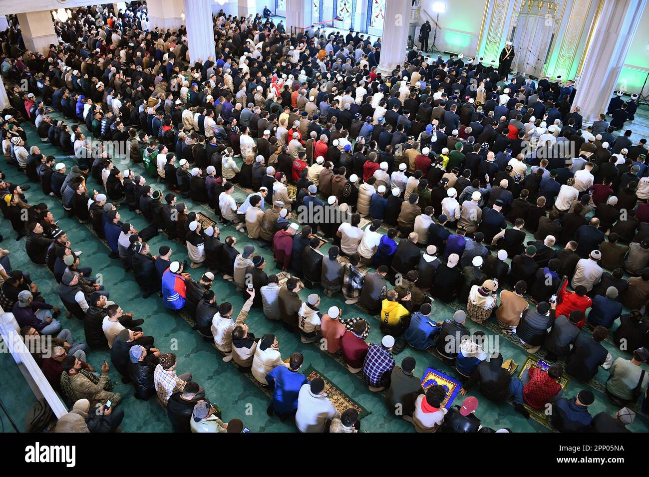 Moscow, Russia. 21st Apr, 2023. Festive events on the day of Uraza ...