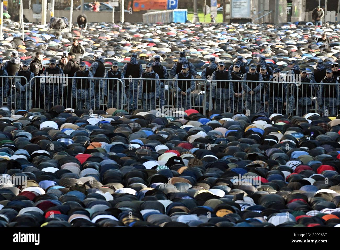 Moscow, Russia. 21st Apr, 2023. Festive events on the day of Uraza ...