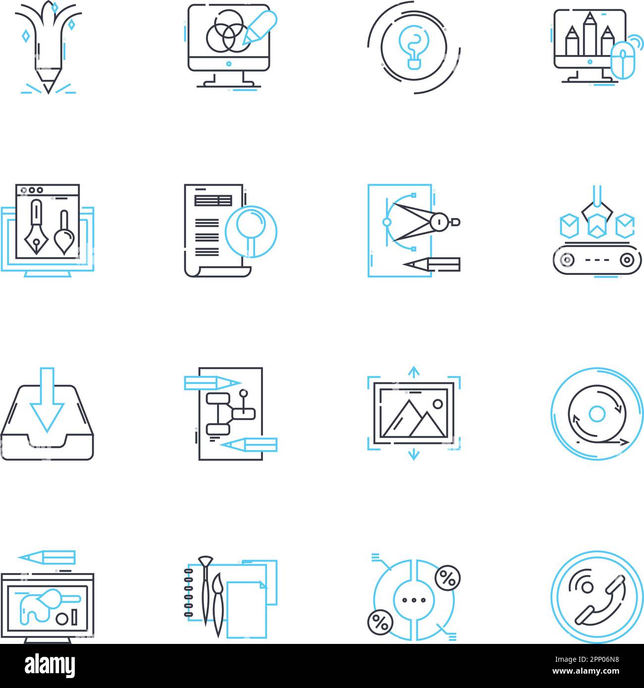 Main site linear icons set. Innovative, Dynamic, Engaging, User ... Main site linear icons set. Innovative, Dynamic, Engaging, User ...
