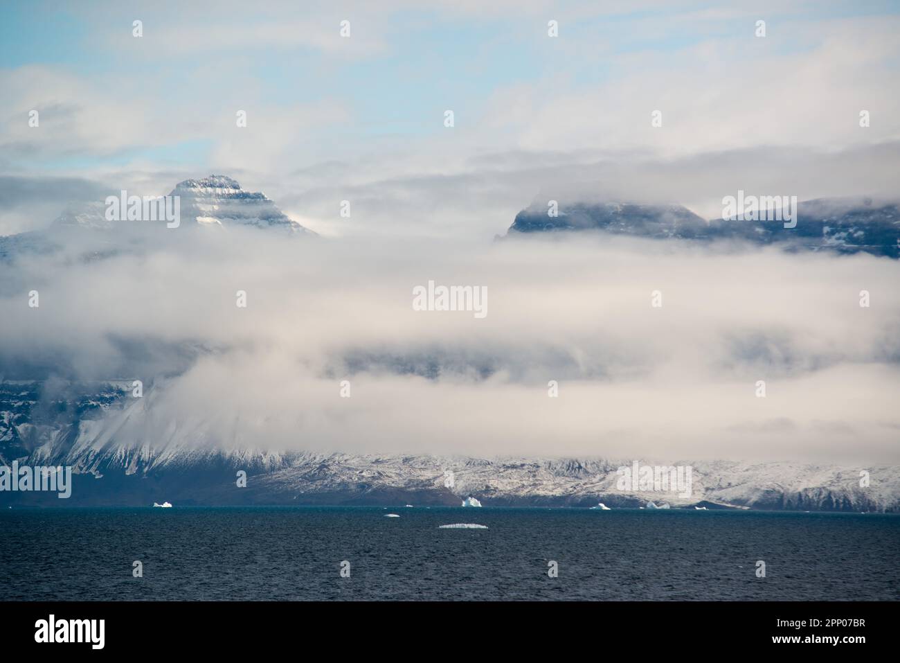 Volquart Boons Kyst, Greenland Stock Photo - Alamy