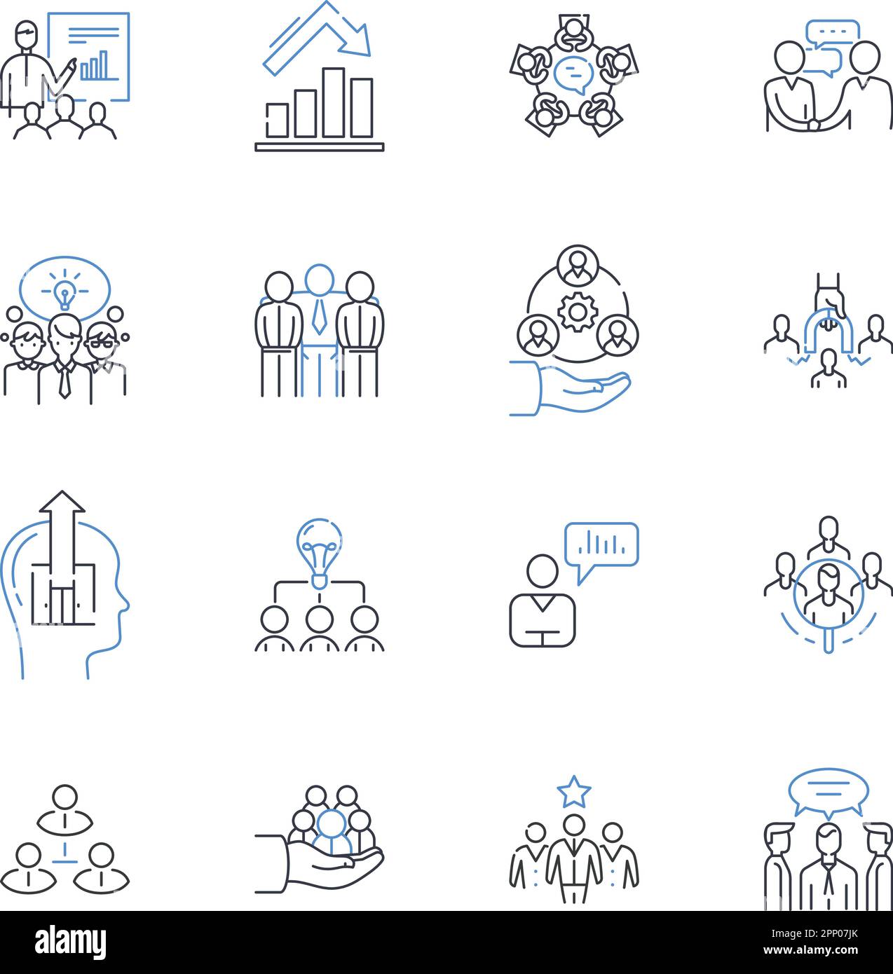 Venture line icons collection. Entrepreneurship, Risk-taking ...
