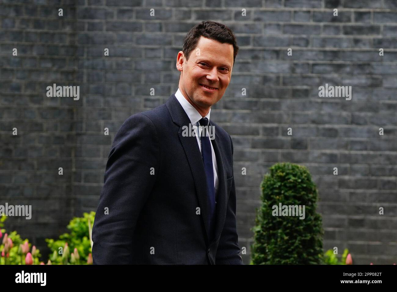 Alex Chalk leaving 10 Downing Street, London, after Deputy Prime ...