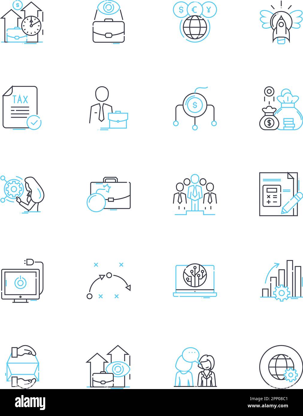 Online payment linear icons set. E-commerce, Secure, Digital ...