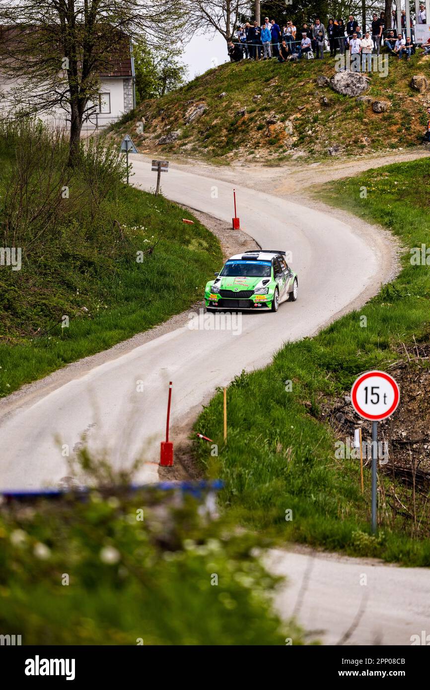 Zagreb, Croatie. 21st Apr, 2023. 37 Norbert HERCZIG (HUN), Ramon ...