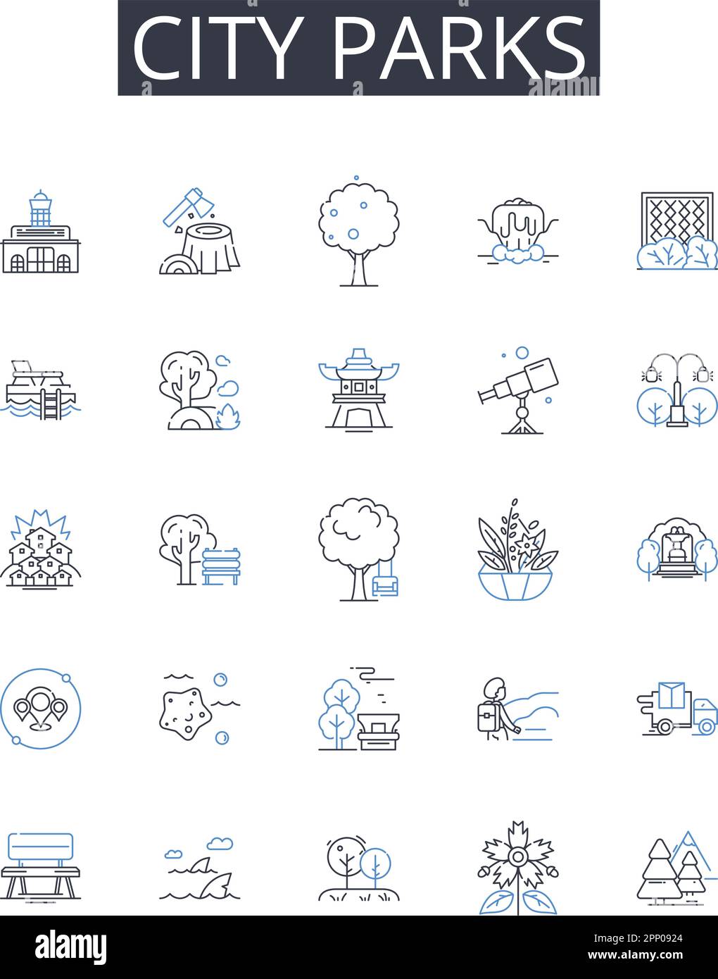 Natural country parks Stock Vector Images - Alamy