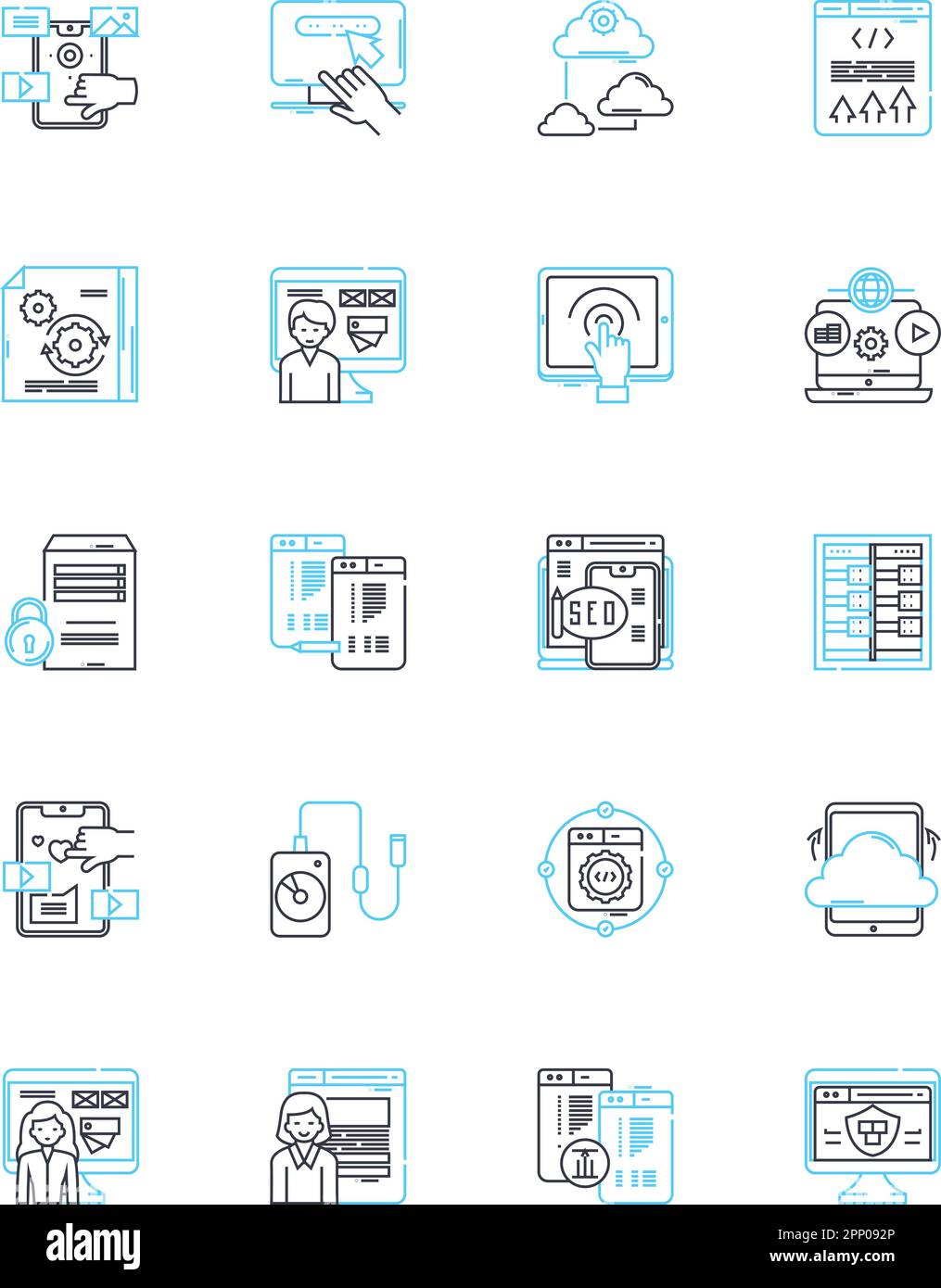 Self-improvement linear icons set. Growth, Change, Motivation ... Self-improvement linear icons set. Growth, Change, Motivation ...