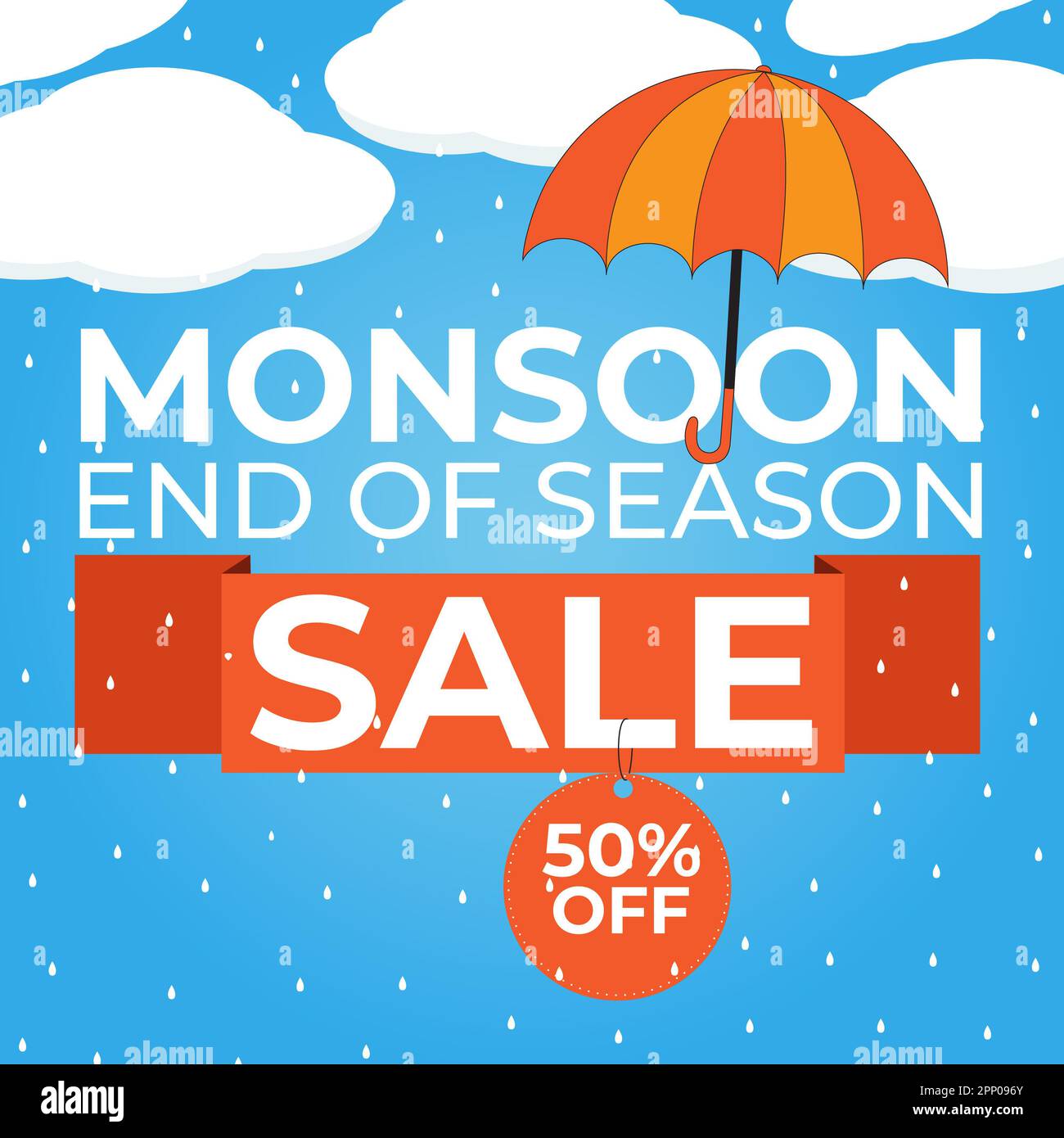 Monsoon Sale advertisement, Monsoon sale banner, Monsoon background ...