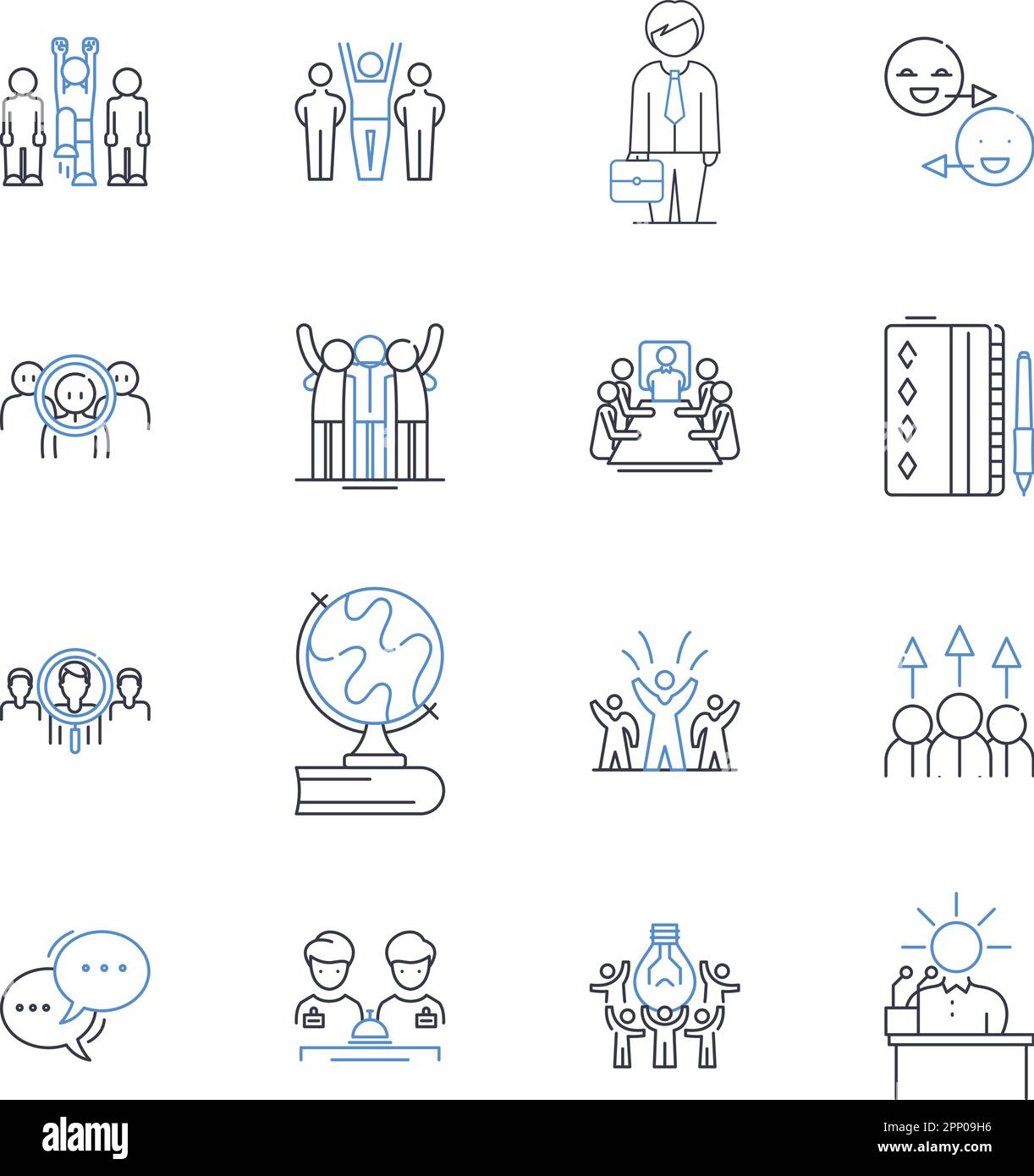 Immersion therapy line icons collection. Exposure, Therapy, Emersion ...