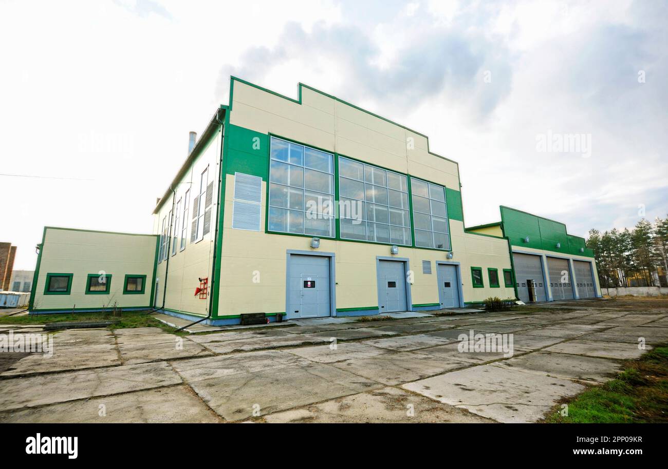 Biggest in Ukraine boiler-house using biofuel wood chips working ...