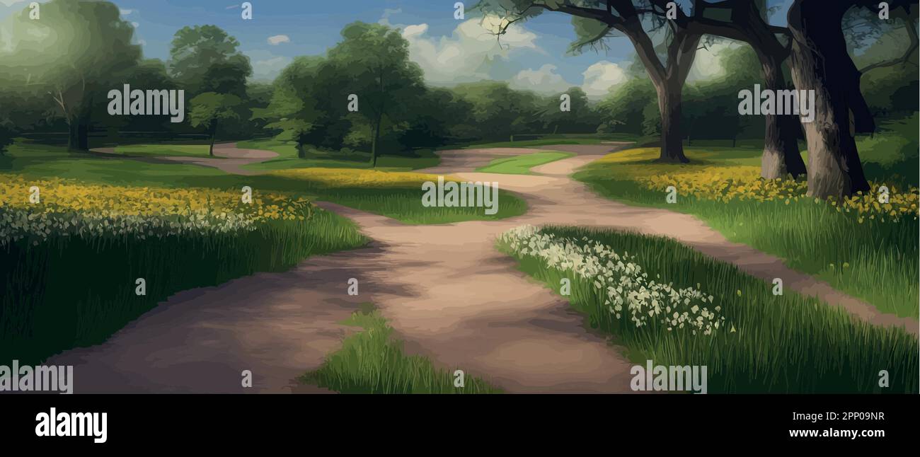 Sunlight through flowers Stock Vector Images - Alamy