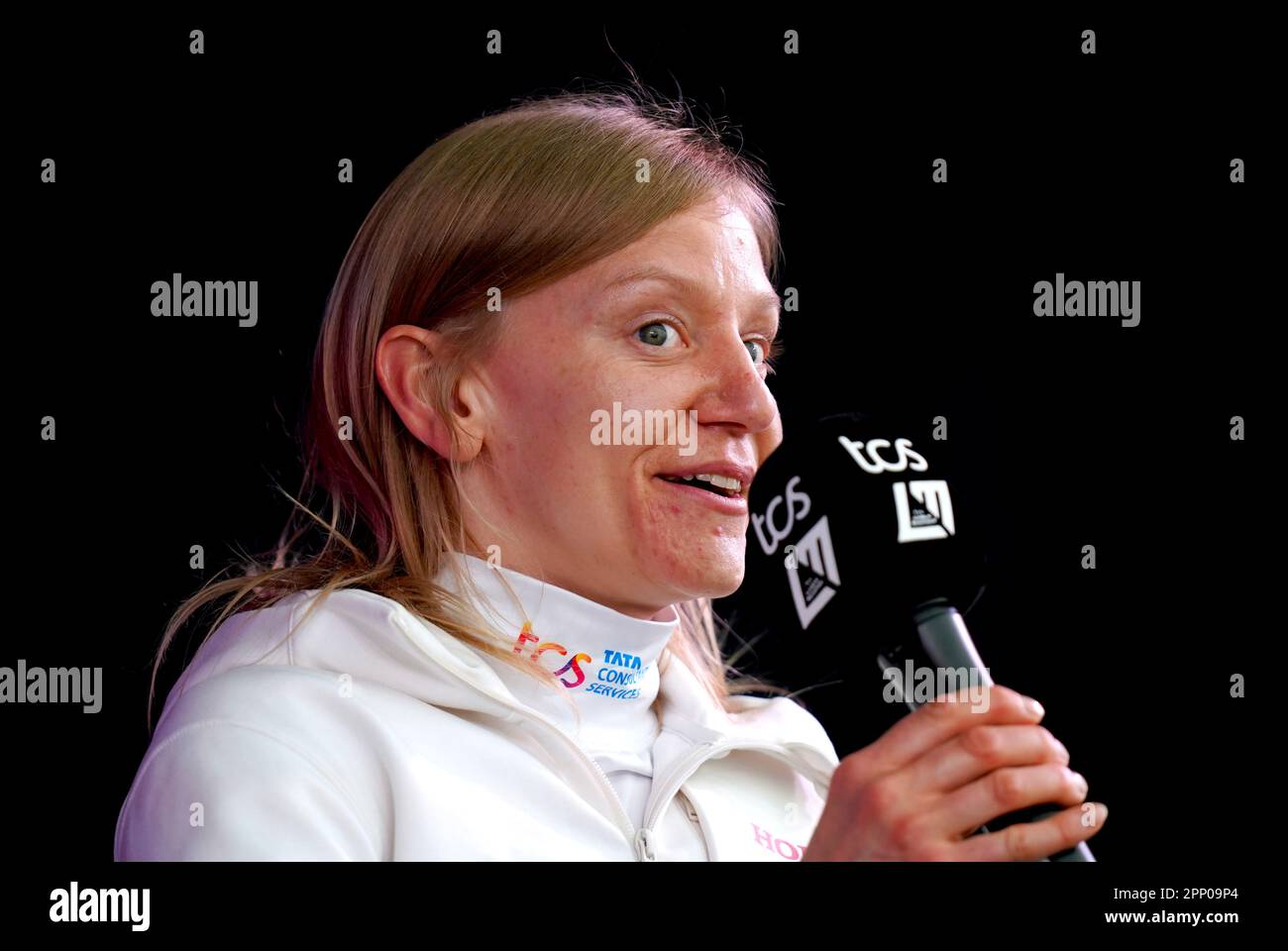 Susannah Scaroni during a press conference held at the TCS London ...