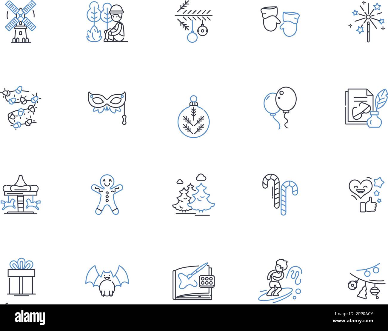 Retreats line icons collection. Rejuvenation, Solitude, Reflection ...
