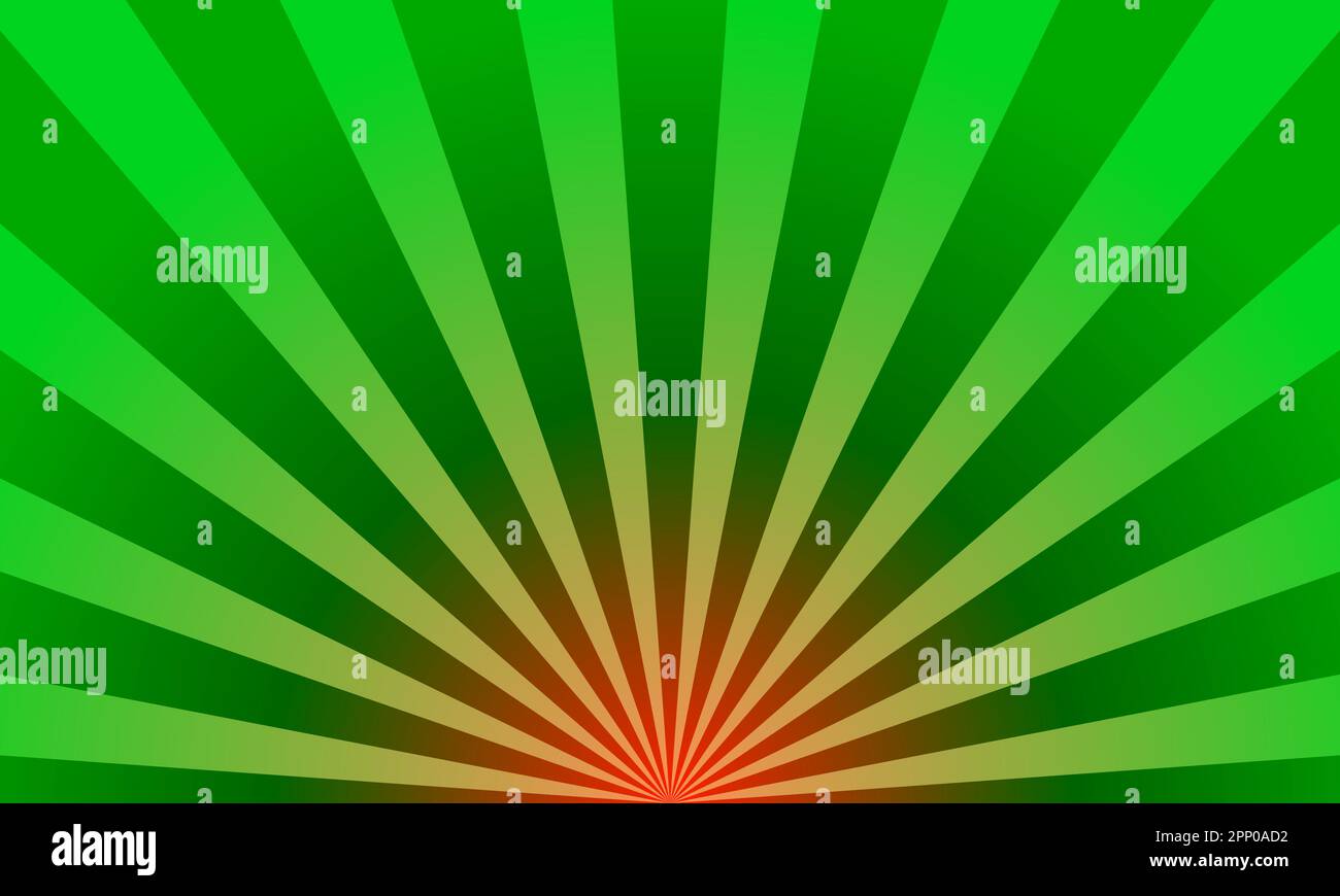 green sunburst abstract background. japan, background, green, sun ...