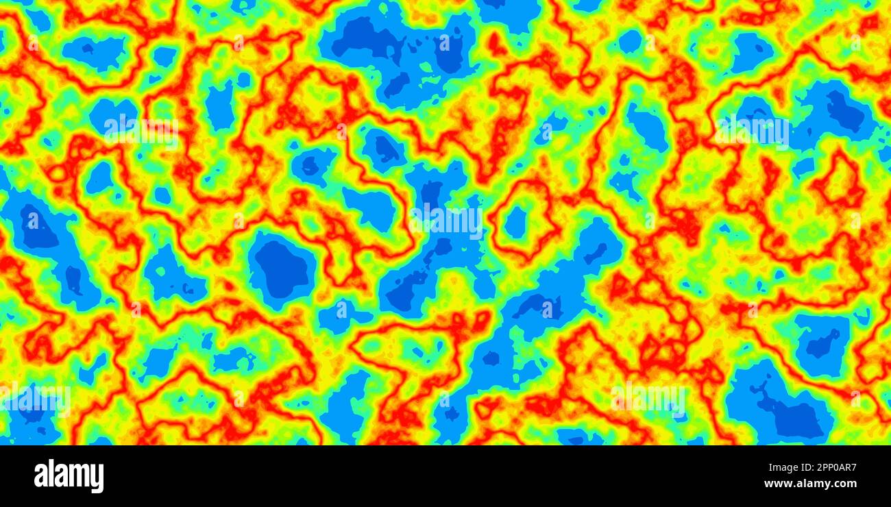 Heatmap Abstract Vector Thermal Spectrum Hot And Cold Temperature