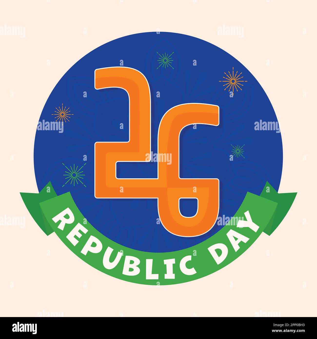 26 Number Of January On Blue And Pastel Pink Background For Republic ...