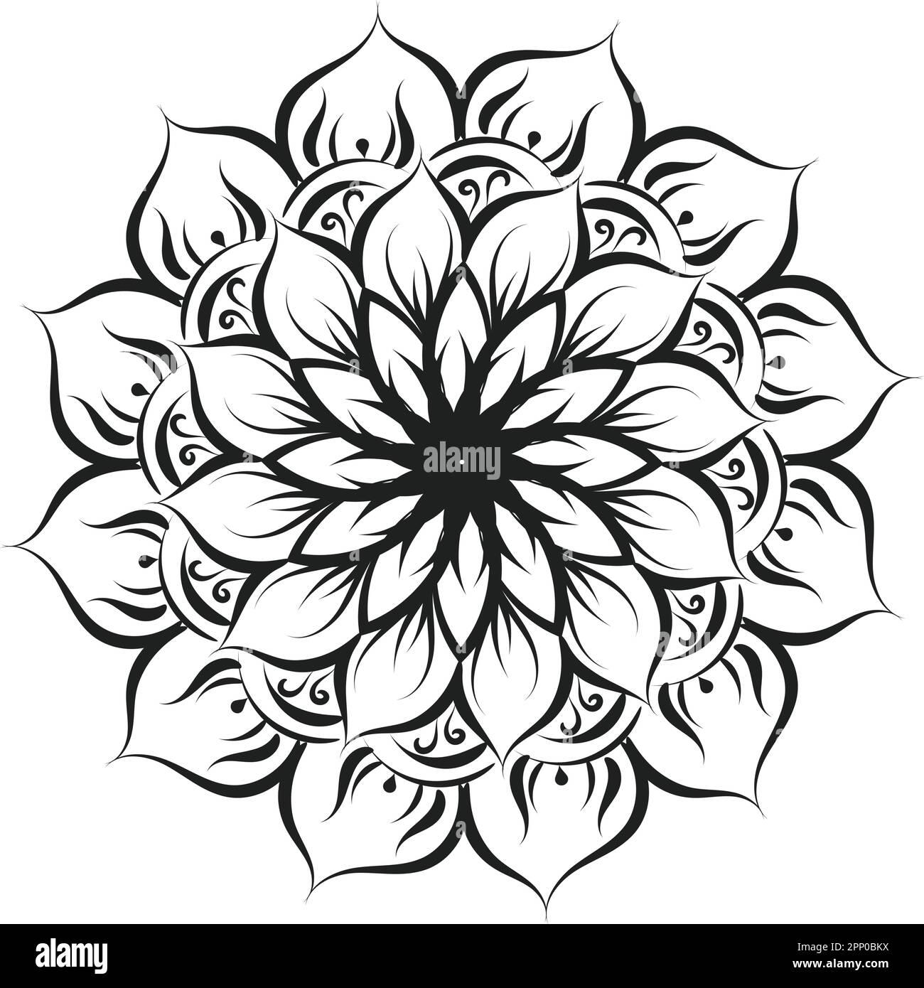 Simple Mandala Vector