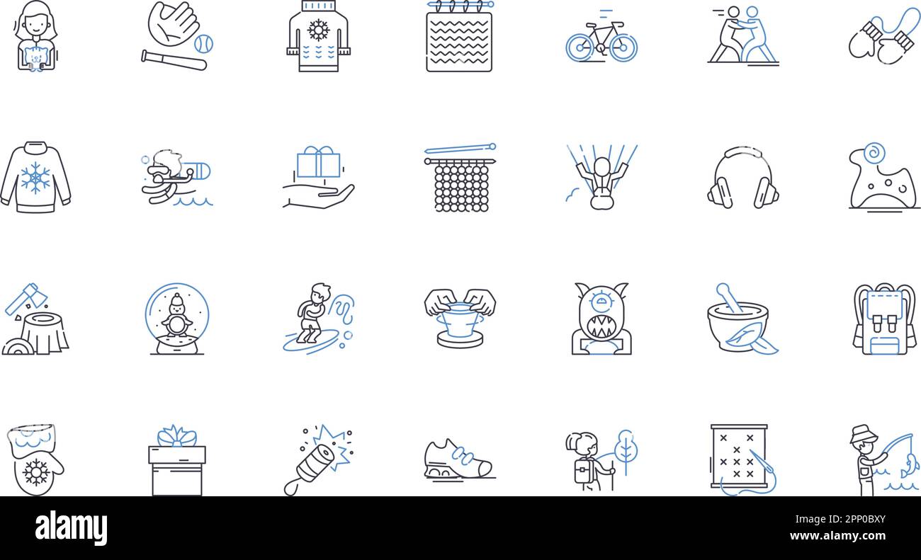 Tailor Made Line Icons Collection Customized Personalized Bespoke Individualized