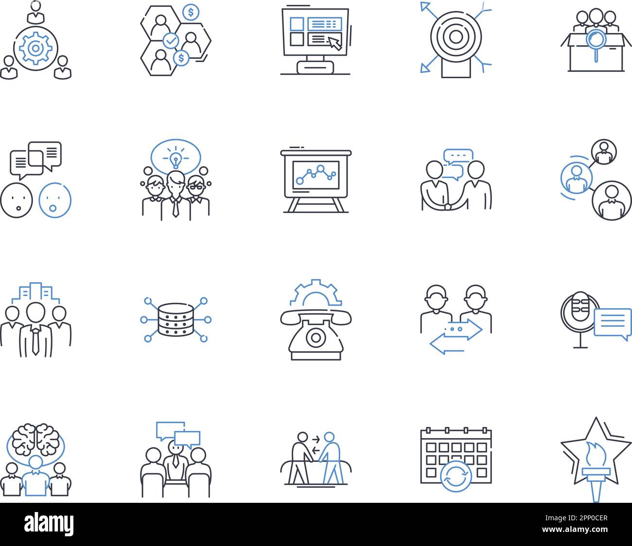 Collaborative line icons collection. Partnership, Cooperation, Alliance ... Collaborative line icons collection. Partnership, Cooperation, Alliance ...