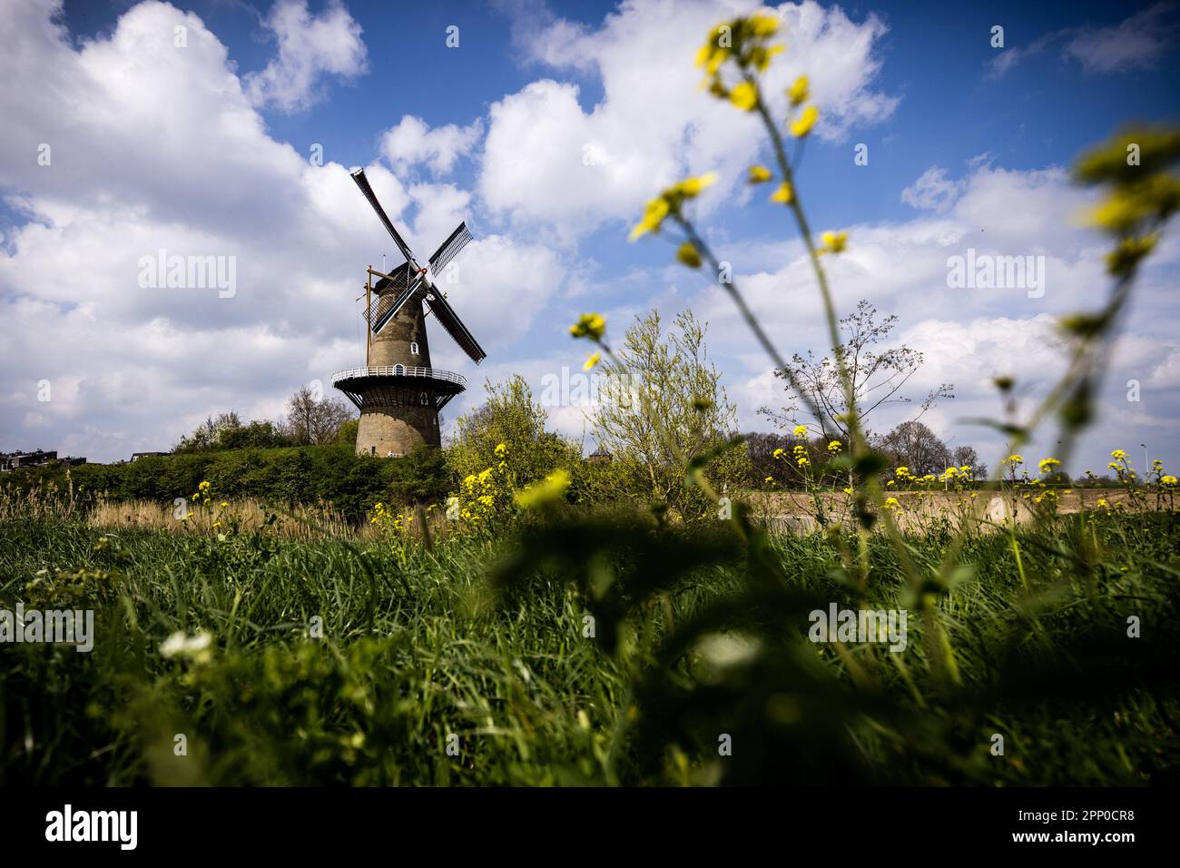 GORINCHEM - The historic corn mill of Gorinchem. The national arrival ...