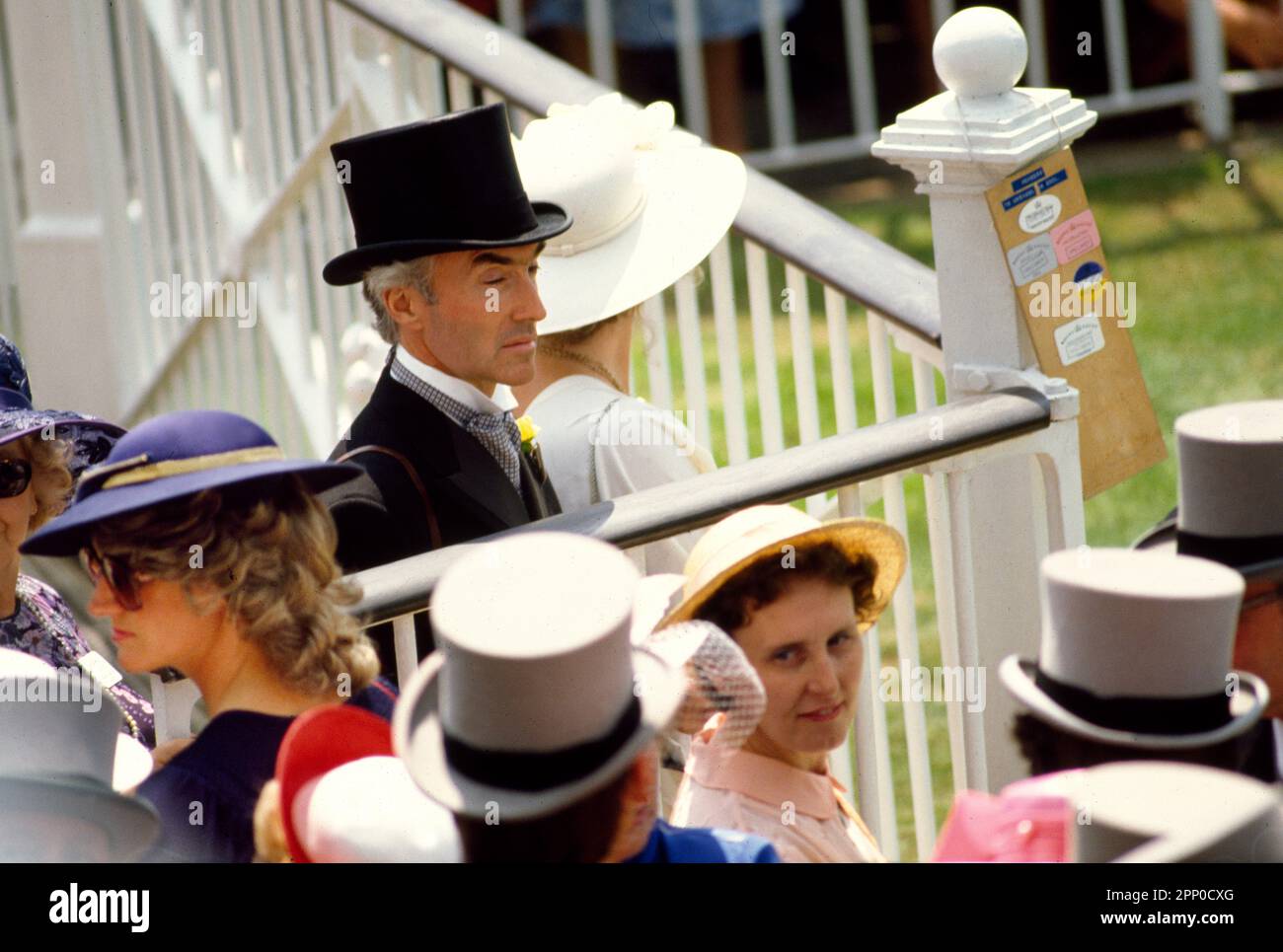 Crowd at Royal Ascot races in 1982 Stock Photo - Alamy